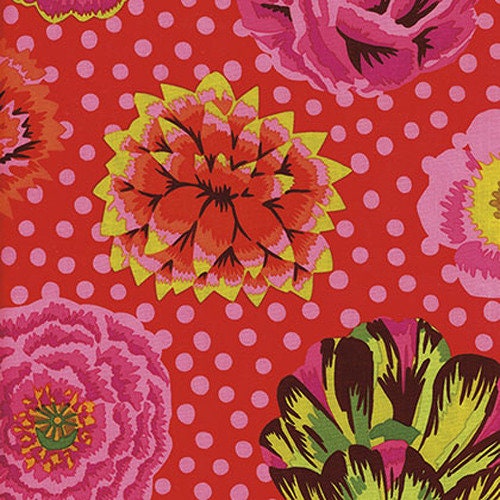 Kaffe Fassett Dream Red GP148.REDXX by Freespirit 100% Cotton - Etsy