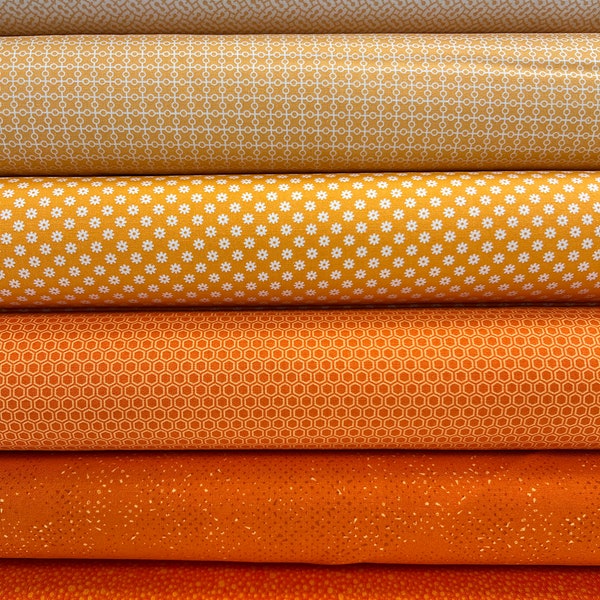 Orange Fabric - Etsy