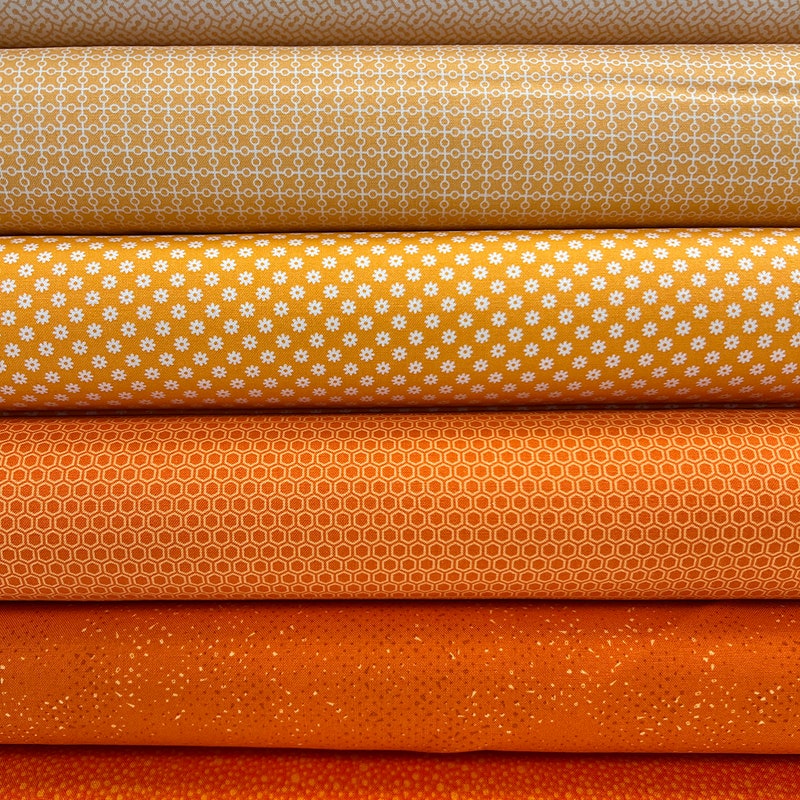 Orange Fabric - Etsy