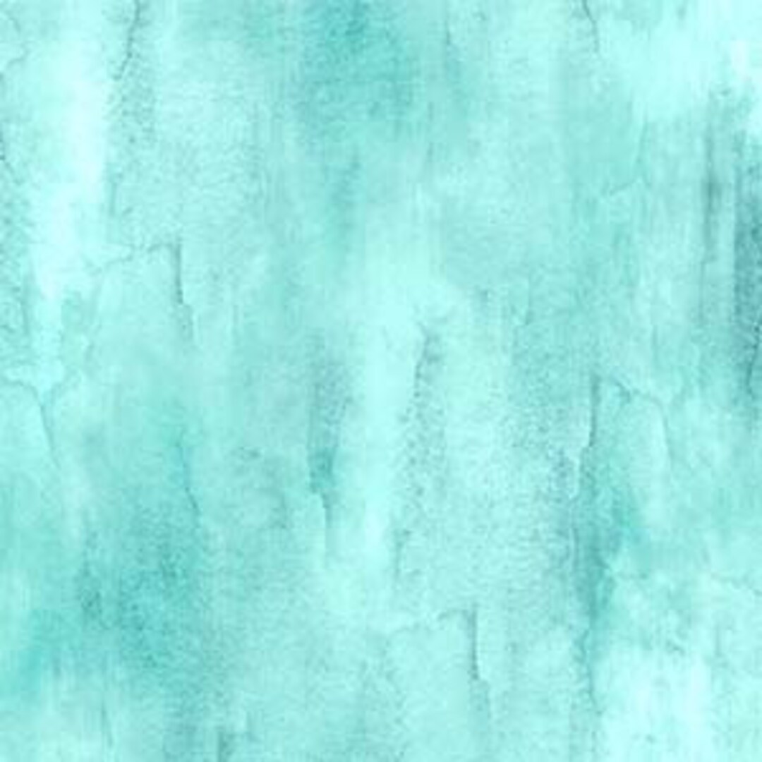 Flower Lake HALF YARD Painterly Water Aqua 11902-AQUA Michael Miller ...
