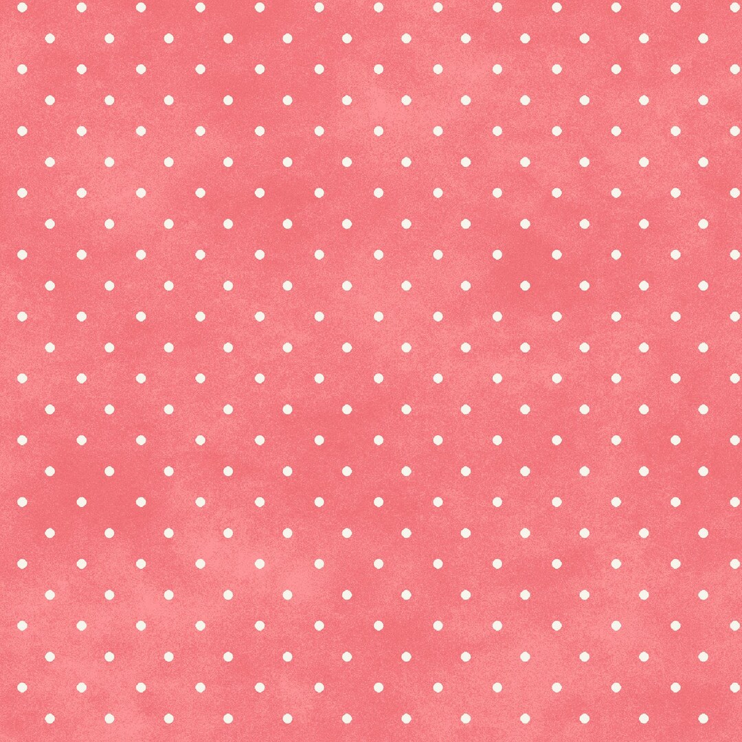 Pin Dots HALF YARD Strawberry Ice 609-P5 Maywood Studio 100% Cotton ...