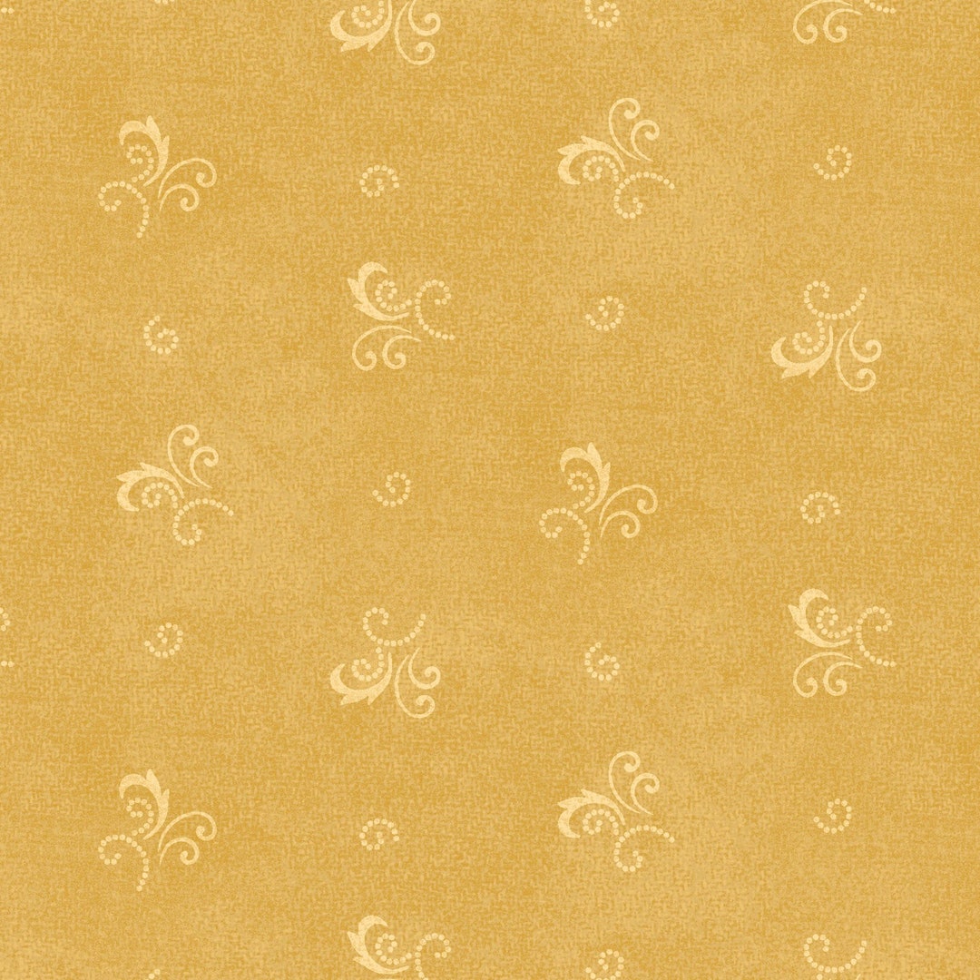 Flannel Little Fancy Yellow Flannel F9424-S by Maywood - Etsy