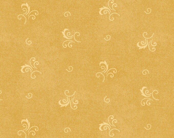 Flannel - Little Fancy Yellow Flannel F9424-S by Maywood Studio 100% ...