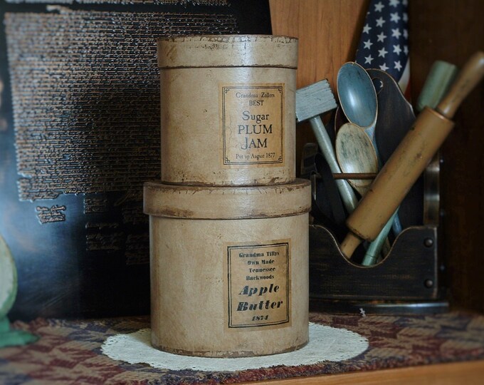 Primitive Country Shaker Style Stacking Pantry Boxes Rustic - Etsy