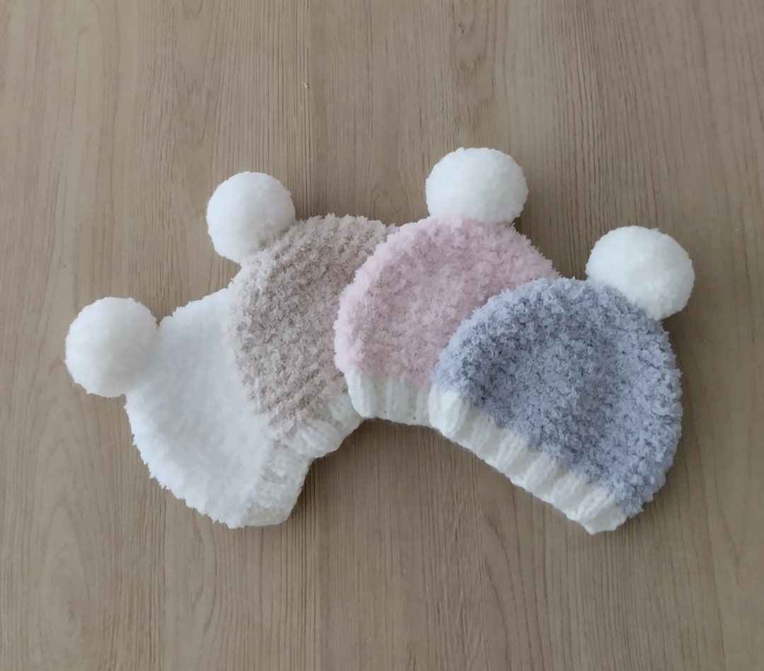 Baby Hat / Baby Wool Hat / Baby Pompom Hat / Hat Made in France ...