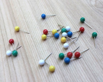 Map Push Pins: Blush Pink Matte Finish - Etsy