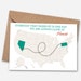 I Miss You - Long Distance Map Card, State to State, Travel Card, Love ...