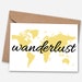 Wanderlust Greeting Card, Motivational Card, Travel Card, Love Card ...