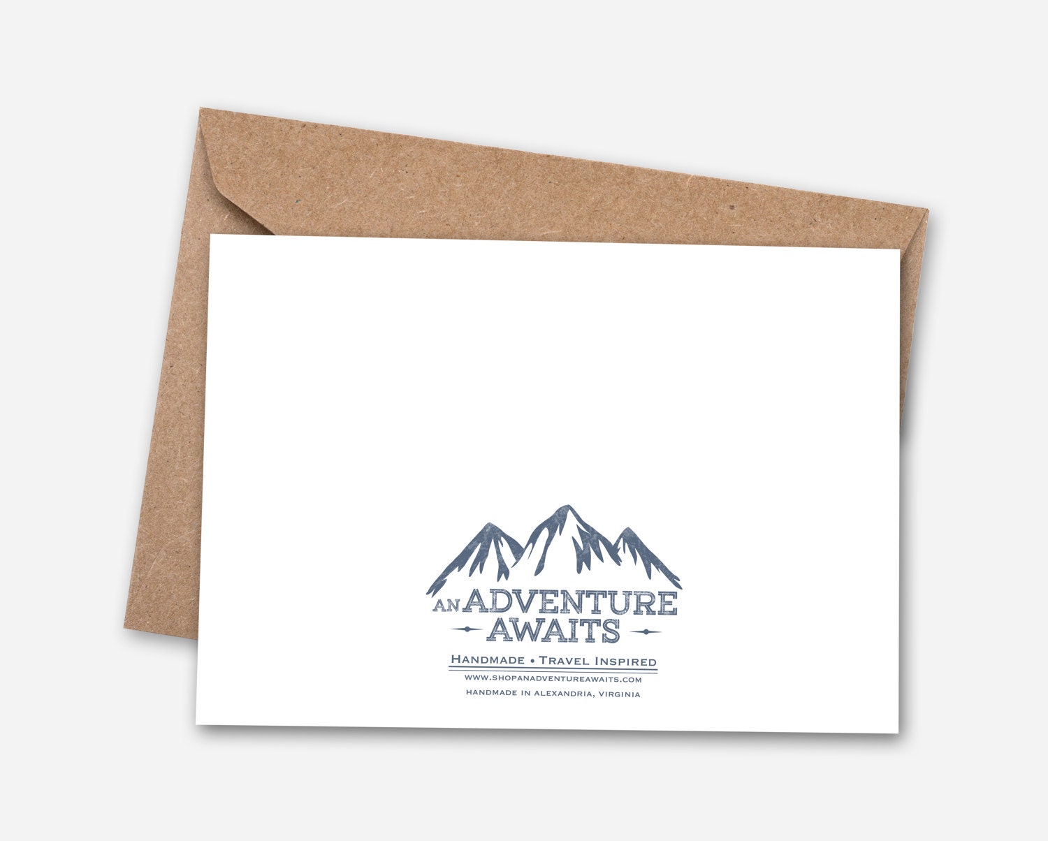 Adventure Awaits Greeting Card Travel Card Typography Card | Etsy