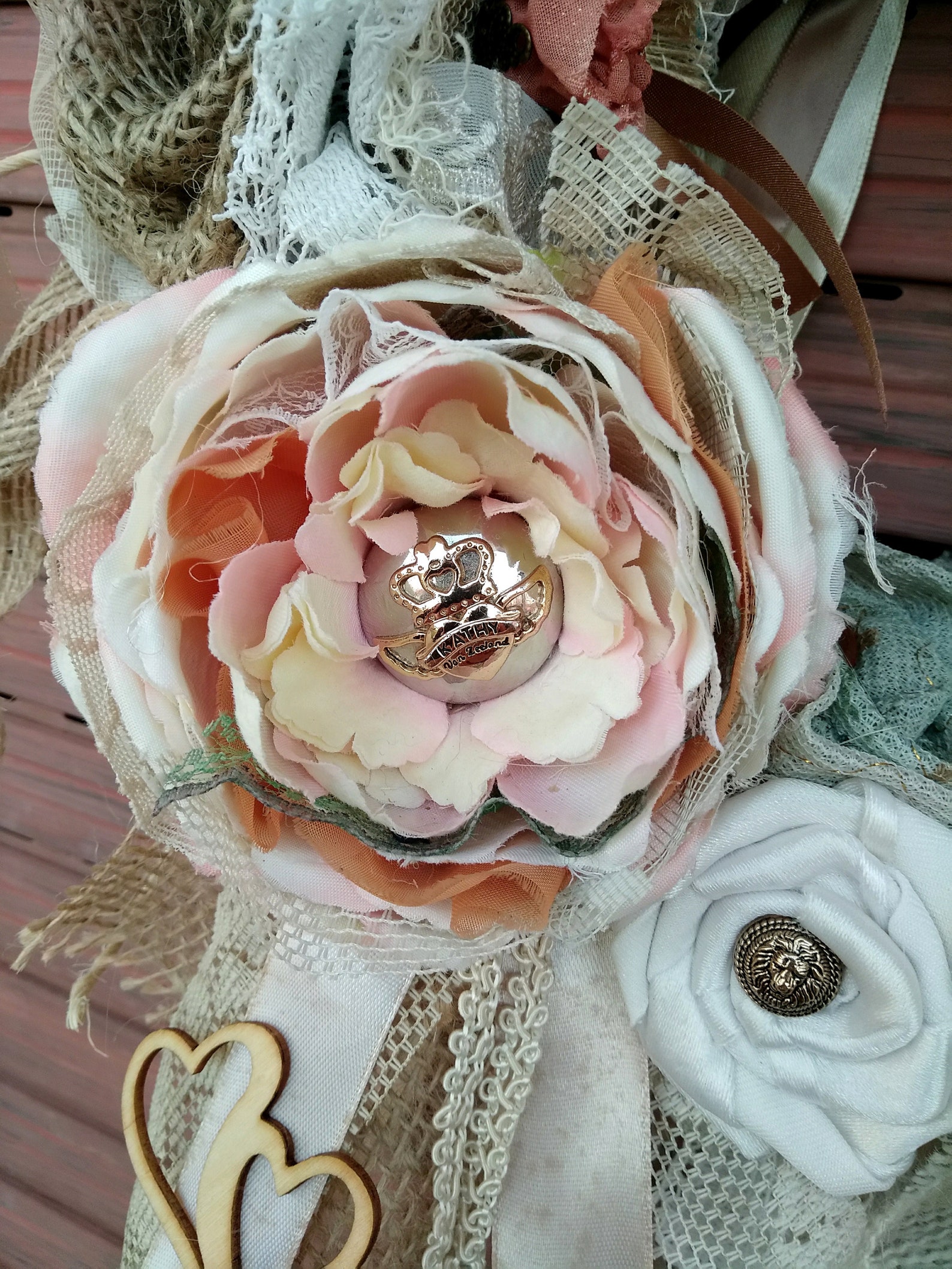 Shabby Chic Wreath Cottage Chic Wreath Rustic Wreath - Etsy