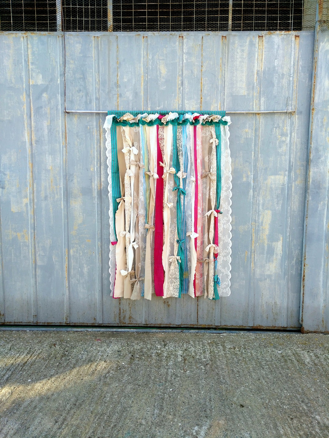 Boho Gypsy Window Curtains Colorful Hippie Gypsy Closet Door Rag ...