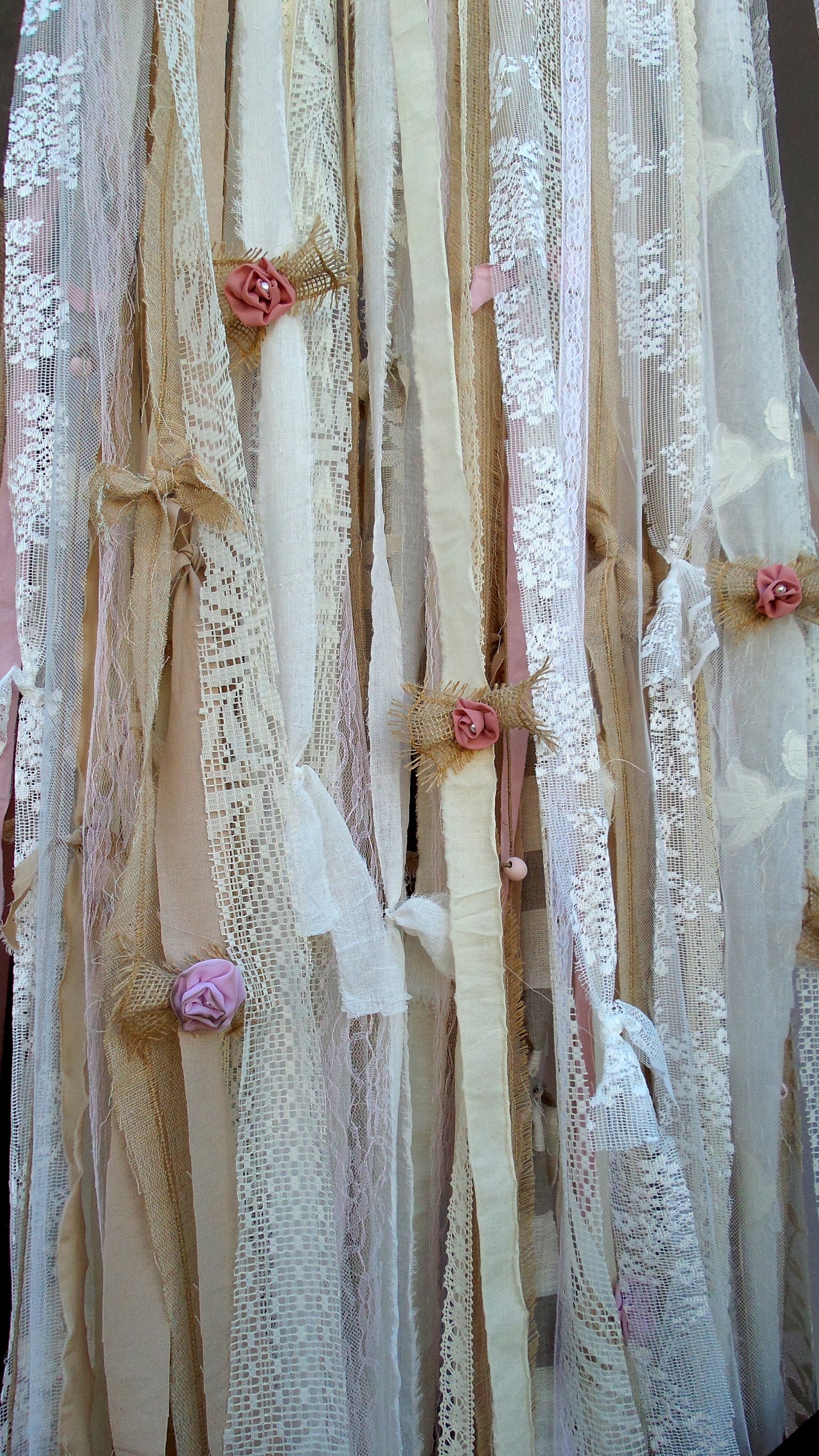 Boho Rag Curtain Gypsy Bohemian Curtain Sheer Curtain Rag | Etsy