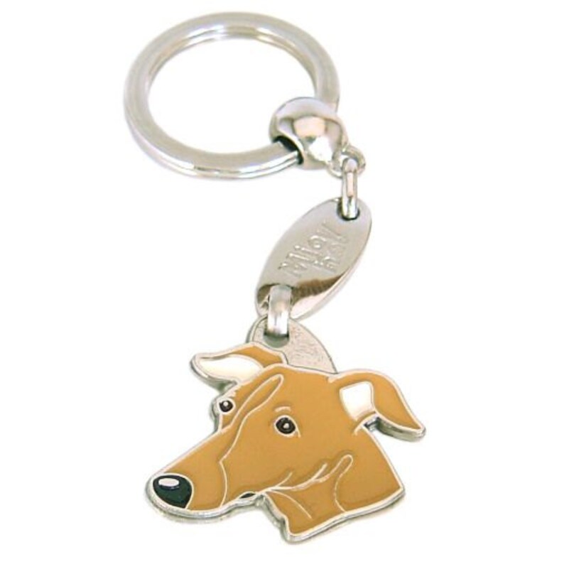 Key Ring Mjavhov Sighthound whippet Greyhound With - Etsy