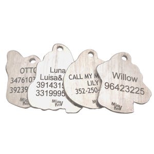 Personalised, Stainless Steel, Breed Pet Tag, Dachshund Longhaired - Etsy