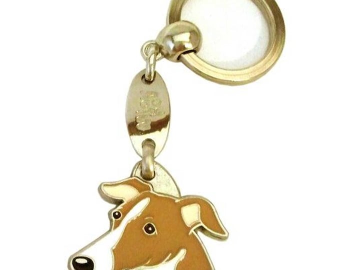 Key Ring Mjavhov Sighthound (whippet, Greyhound) With Engraving - Etsy