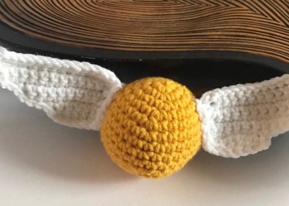 Golden Flying Wizard Ball Photo Prop Toy Rattle | Etsy