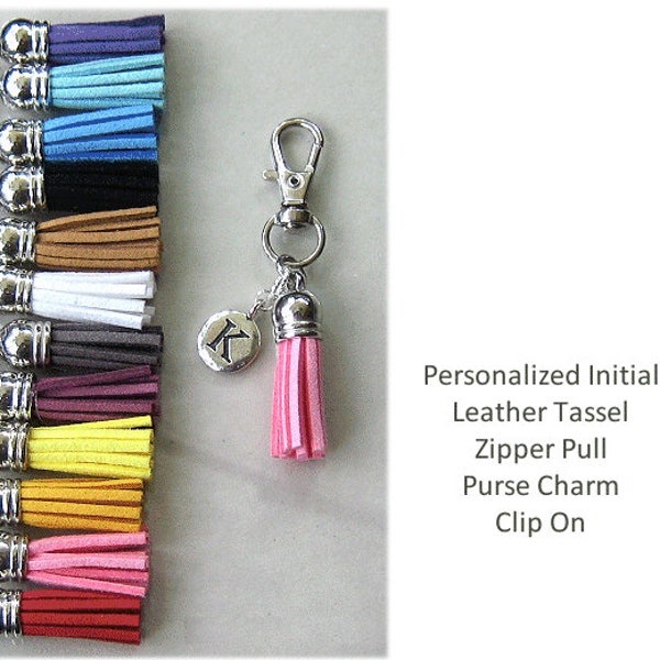 Leather Zipper Pull - Etsy