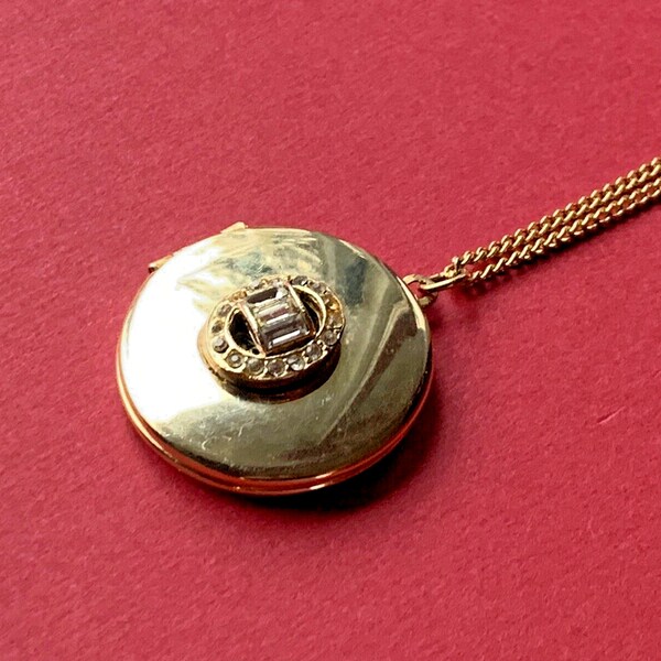 Long Locket Necklace - Etsy