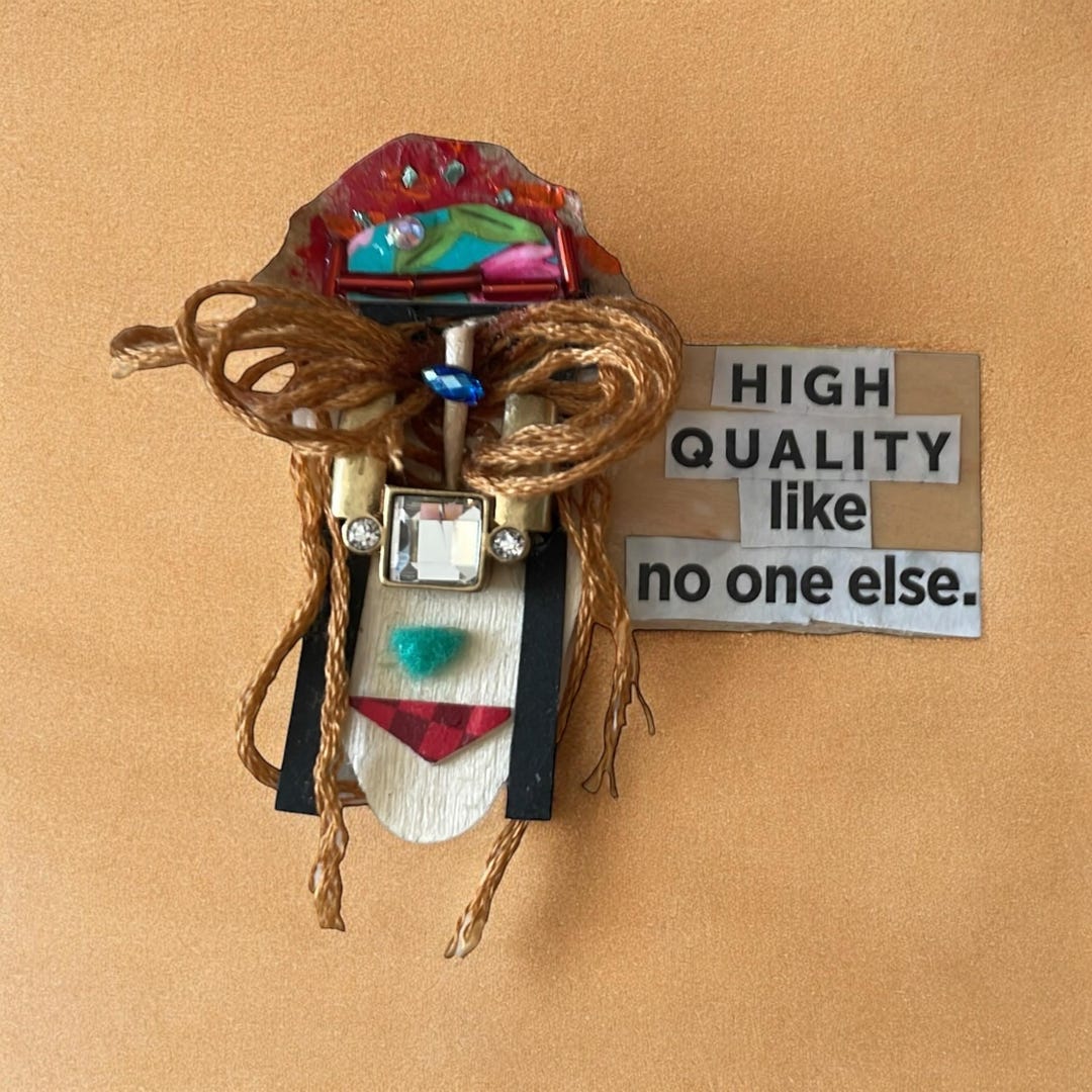 HIGH QUALITY Like No One Else - My Funny Face Mixed Medium Art on ...