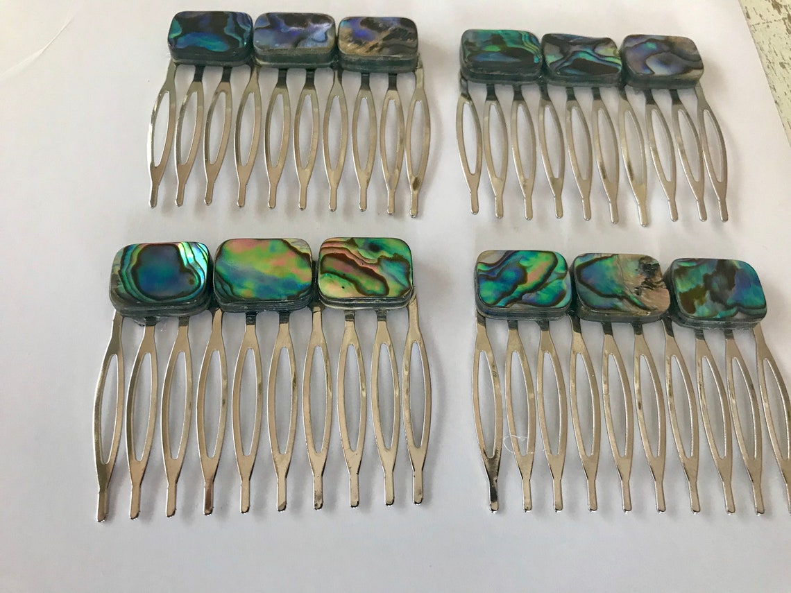 Stunning Abalone Shell Hair Comb - Etsy