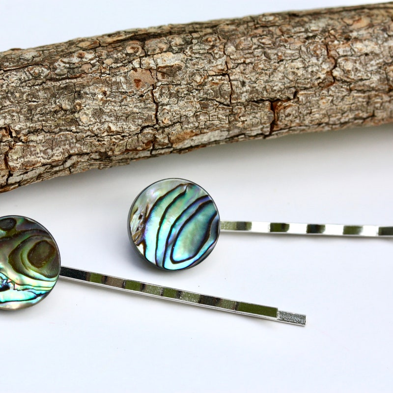 Hair Slides With Abalone - Etsy