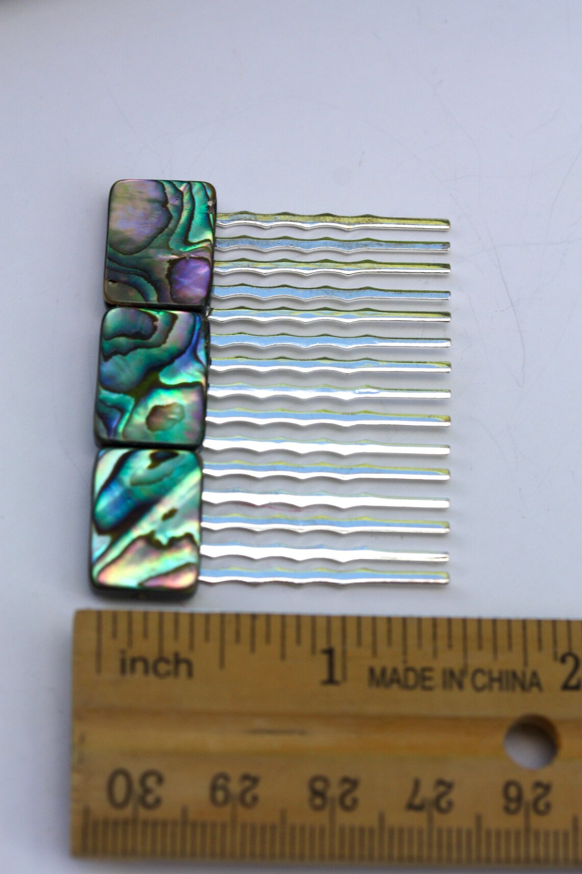 Stunning Abalone Shell Hair Comb - Etsy