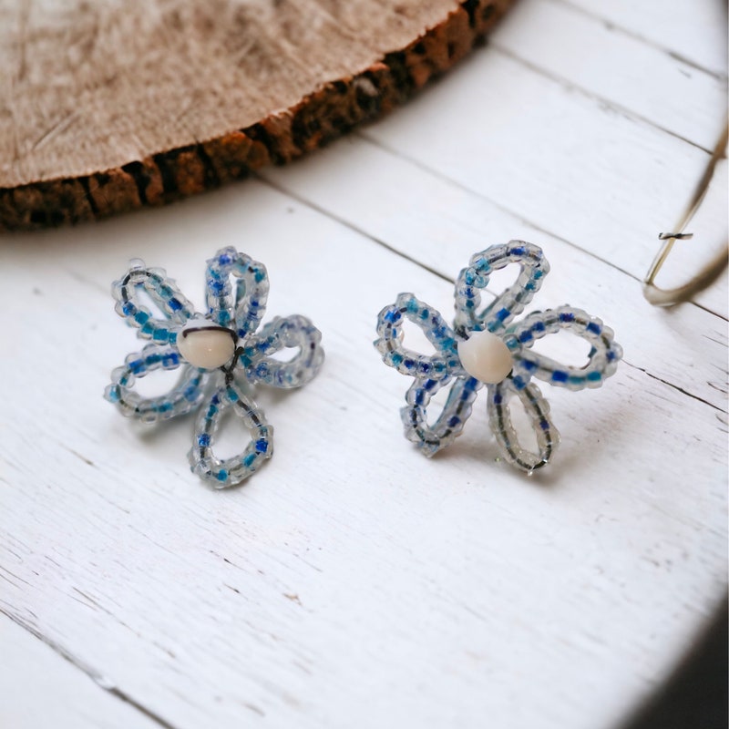 French Beaded Flower - Etsy