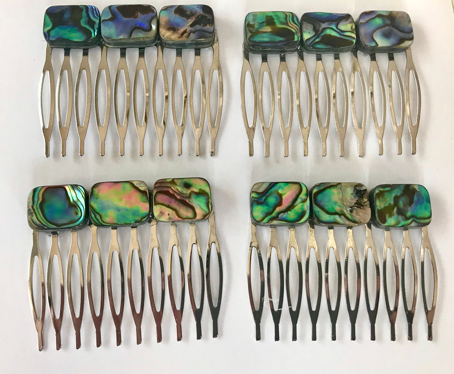 Stunning Abalone Shell Hair Comb - Etsy