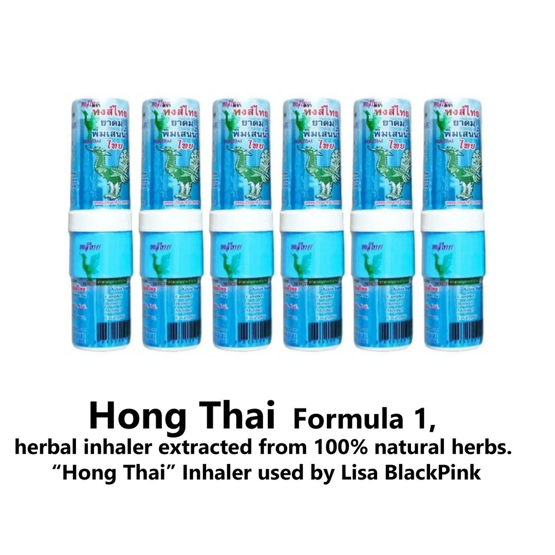 6 Piece Hong Thai Formula 1 Herbal Inhaler Extracted From - Etsy