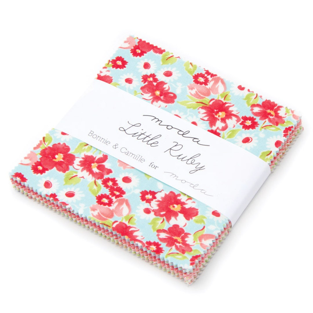 Little Ruby Charm Pack by Bonnie and Camille for Moda Fabrics Precuts ...