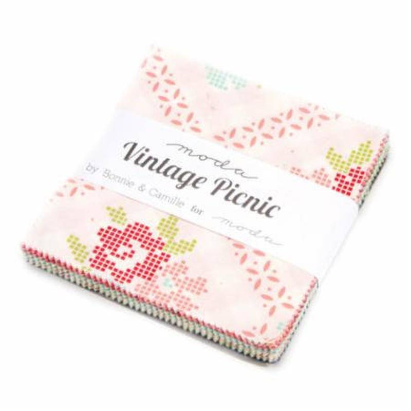 Moda Vintage Picnic Fabric - Etsy