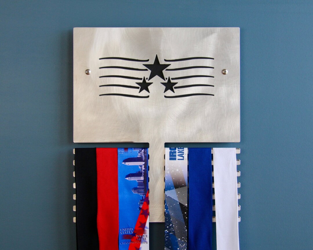 Star Wall Plaque to Display Medals - Etsy