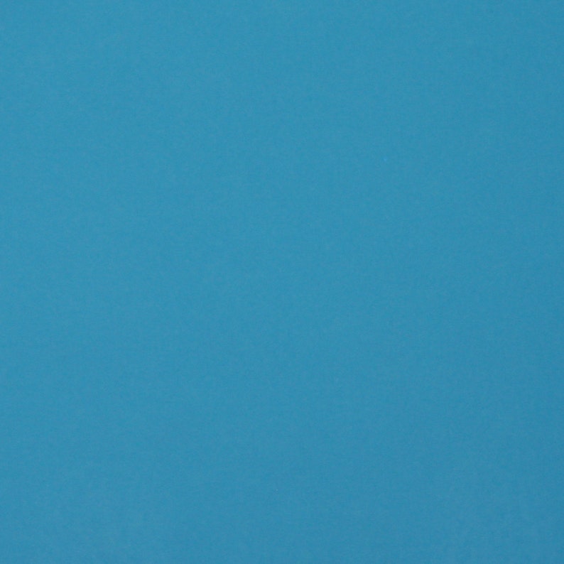 Turquoise Matte Cardstock - Color Sample - Etsy