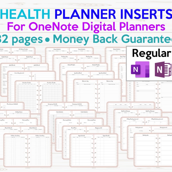 Onenote Medical Digital Planner - Etsy Ireland