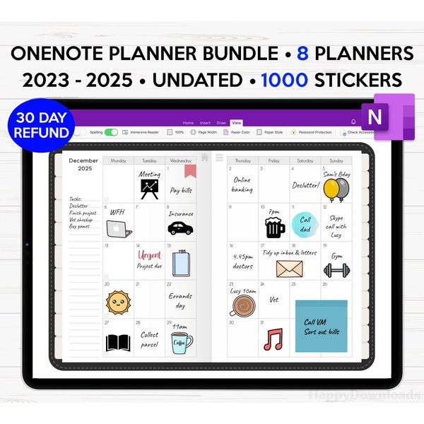 2024 Onenote Planner - Etsy