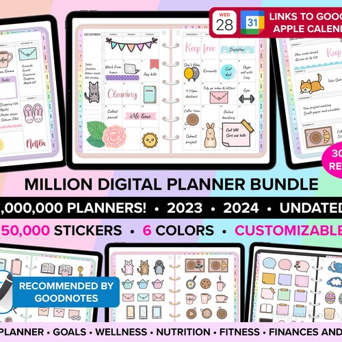 Premium 2023 Digital Planner Ipad Planner Goodnotes - Etsy