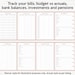 Onenote Digital Planner Templates Finance Template Finance Inserts ...