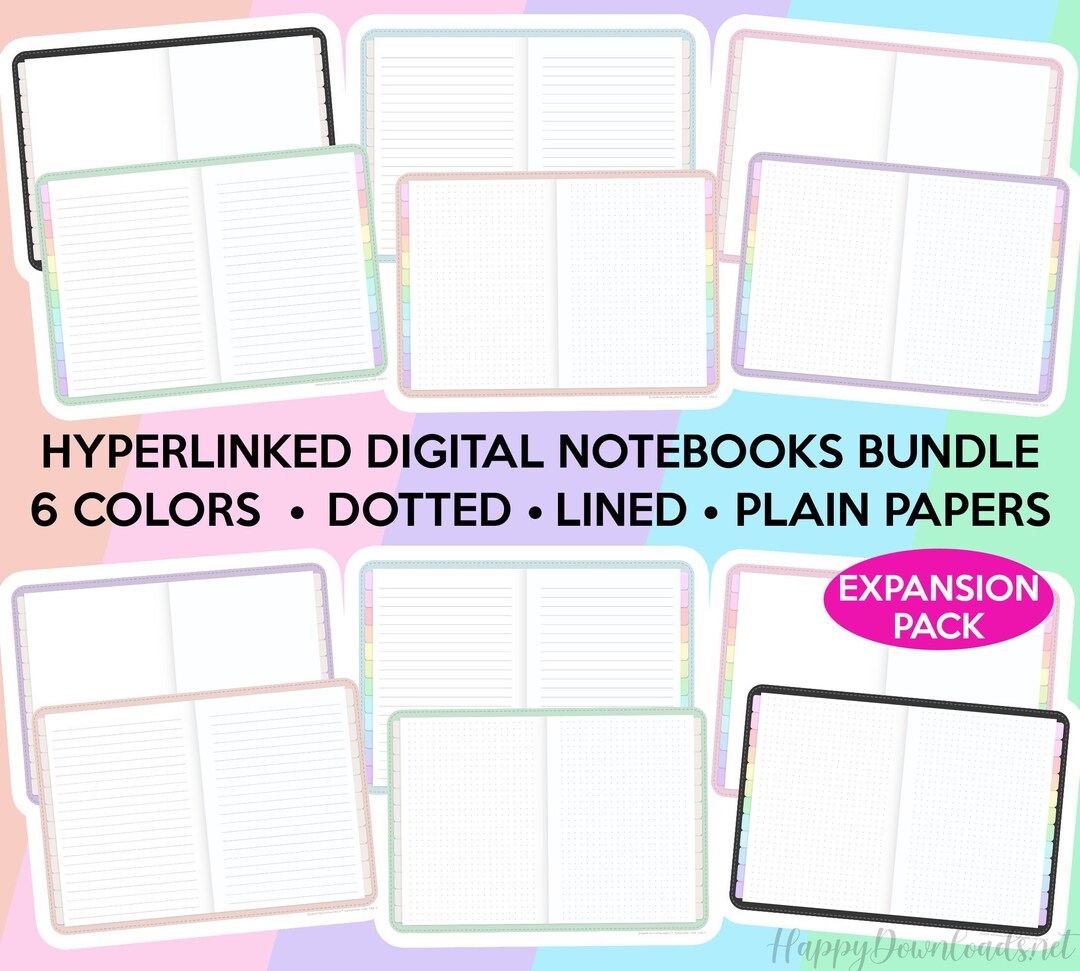 Digital Notebook Goodnotes Notebook Ipad Notebook Student - Etsy