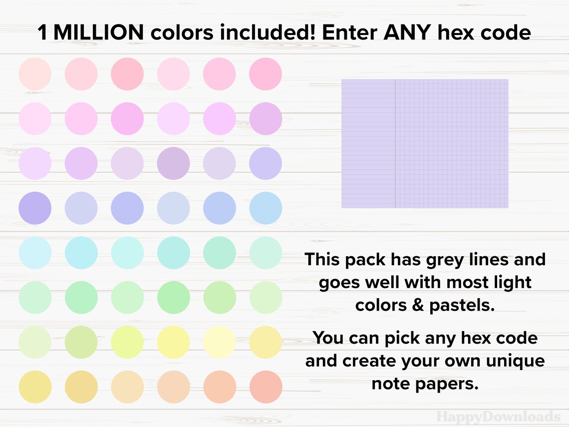 Digital Note Paper Templates Ipad Notetaking Notepaper - Etsy