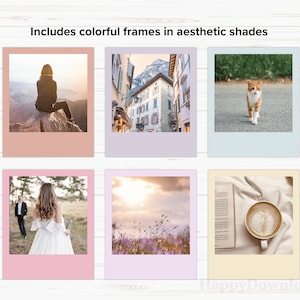 Photo Frames Digital Stickers, Picture Frame Stickers for Photos ...