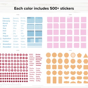 Goodnotes Stickers, Functional Planner Stickers, iPad Stickers ...