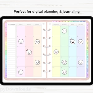 Mood Stickers Digital, Cute Stickers, Daily Mood Trackers, Digital ...