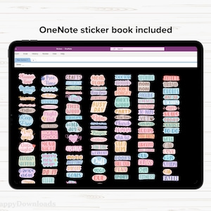 Words Digital Stickers, Word Reminder Stickers, Digital Planner ...