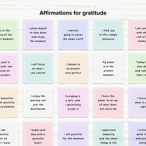 Affirmations Digital Stickers, Affirmation Stickers, Digital Planner ...