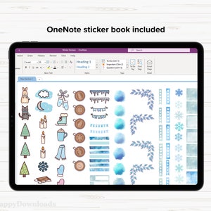 Winter Digital Stickers, Winter Stickers, Seasonal Stickers, Goodnotes ...