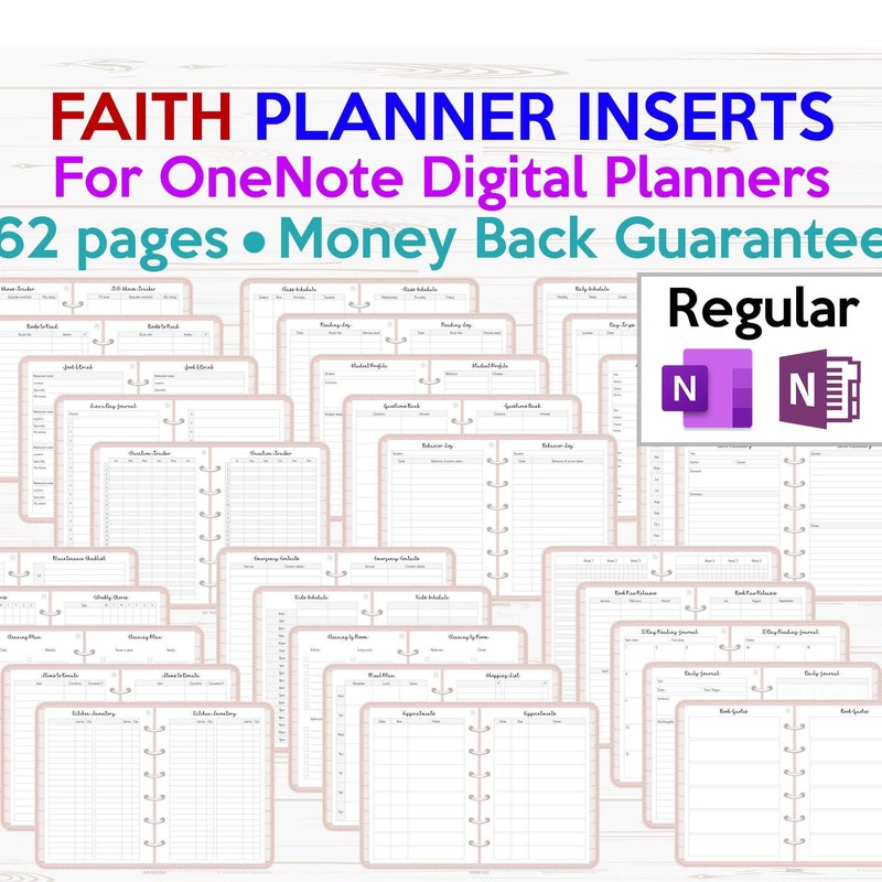 Faith Planner Insert - Etsy