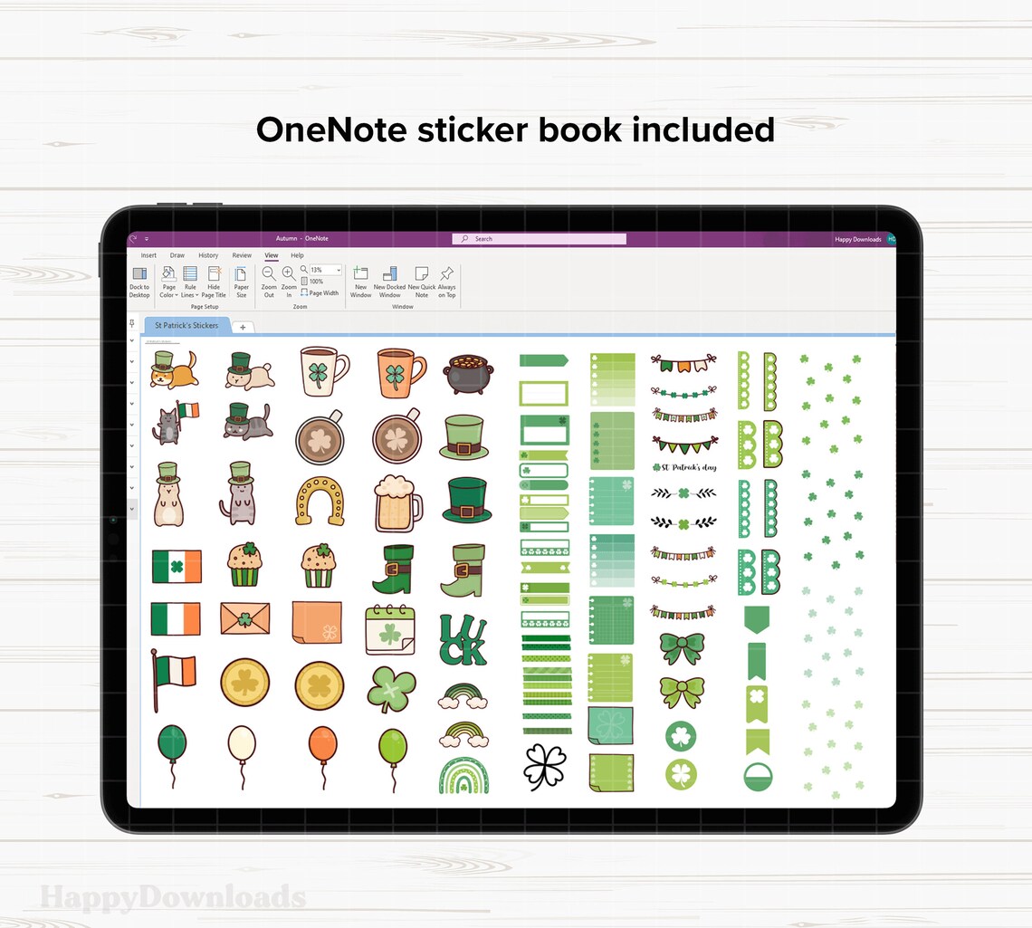 St Patrick's Day Digital Stickers St Patricks Stickers - Etsy