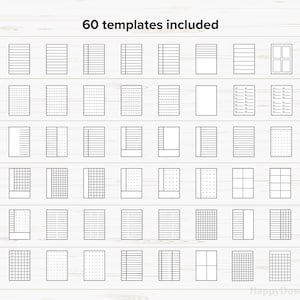 Portrait Digital Notebook With Tabs, Goodnotes Notebook, Student ...