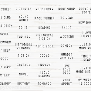 Reading Stickers Digital, Cute Stickers, Book Stickers, Digital ...