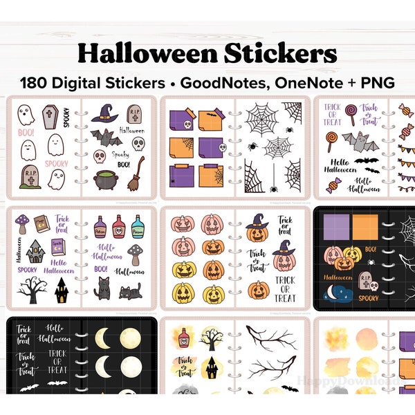 Halloween Stickers - Etsy